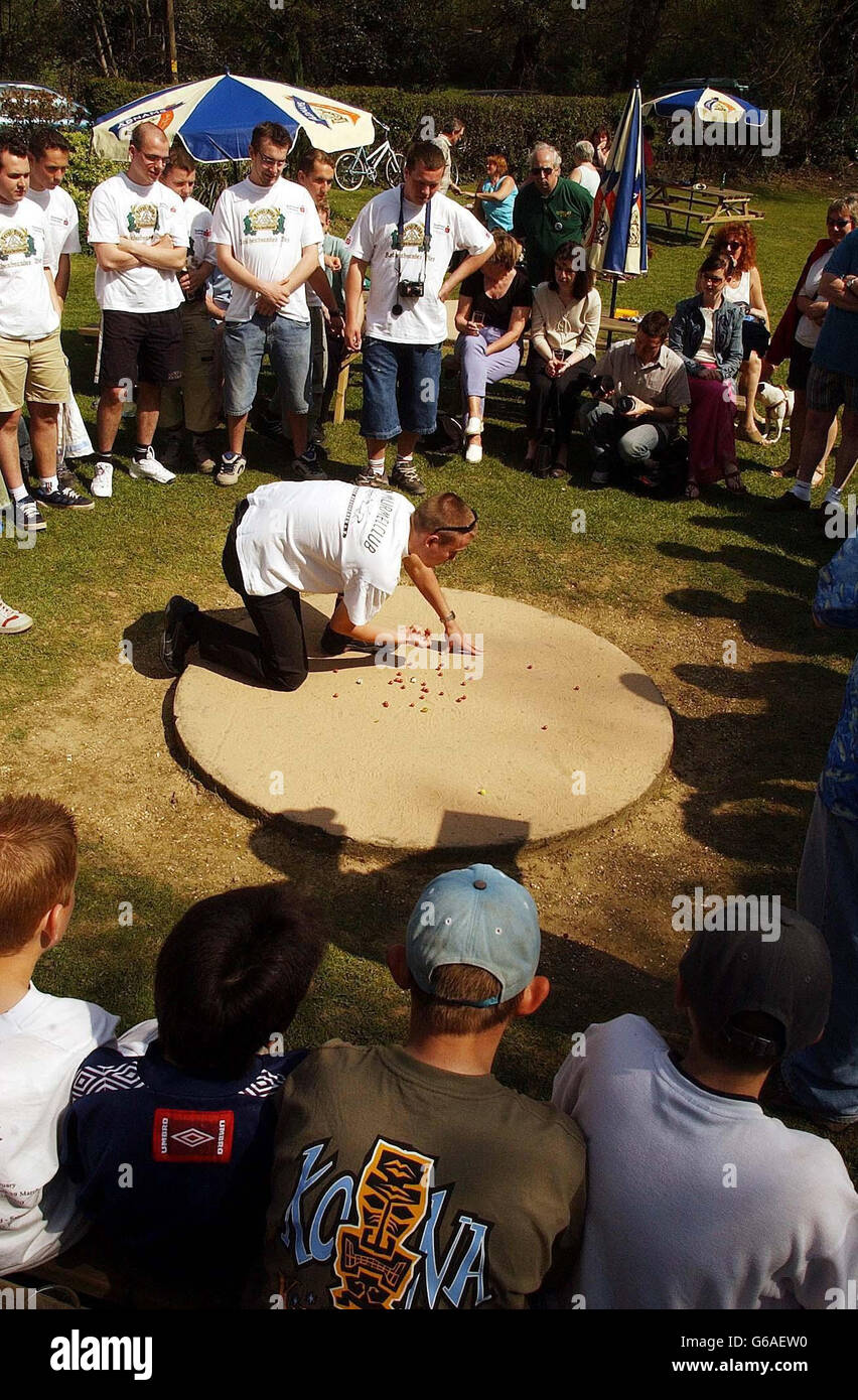 World Marbles Championships Stock Photo - Alamy