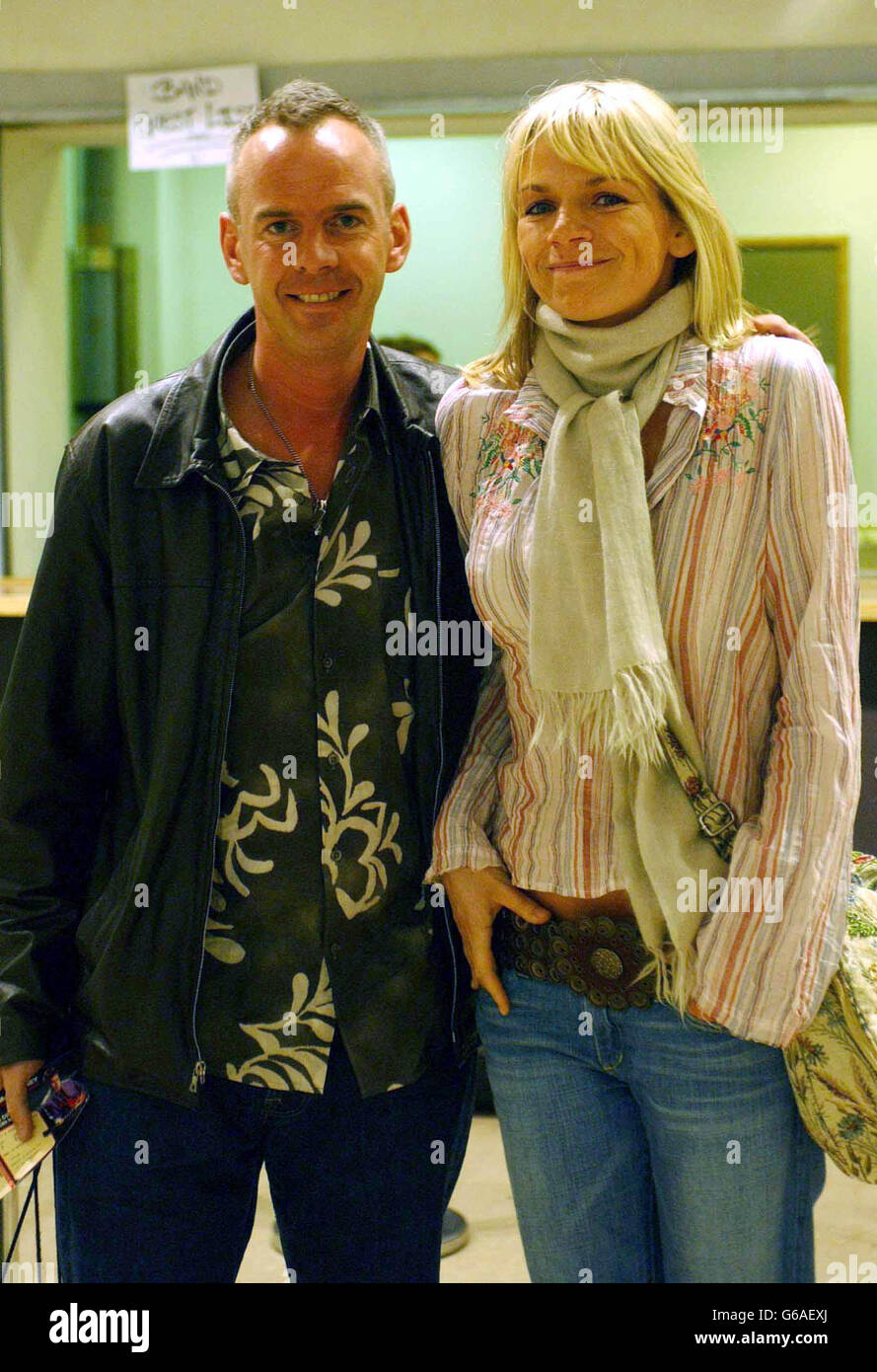 Norman Cook and Zoe Ball. Celebrity couple Norman Cook and Zoe Ball ...