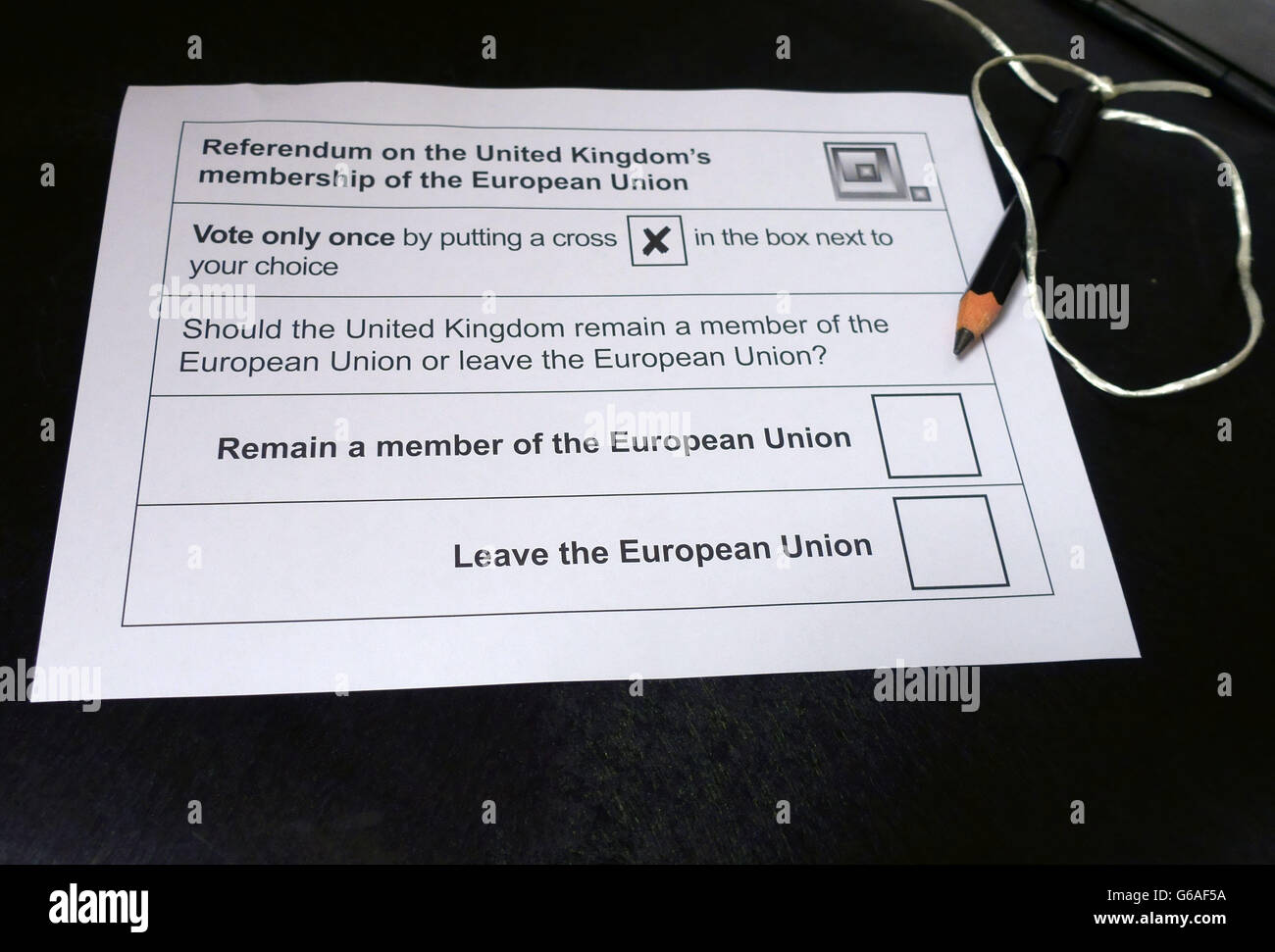 Ballot paper hi-res stock photography and images - Alamy