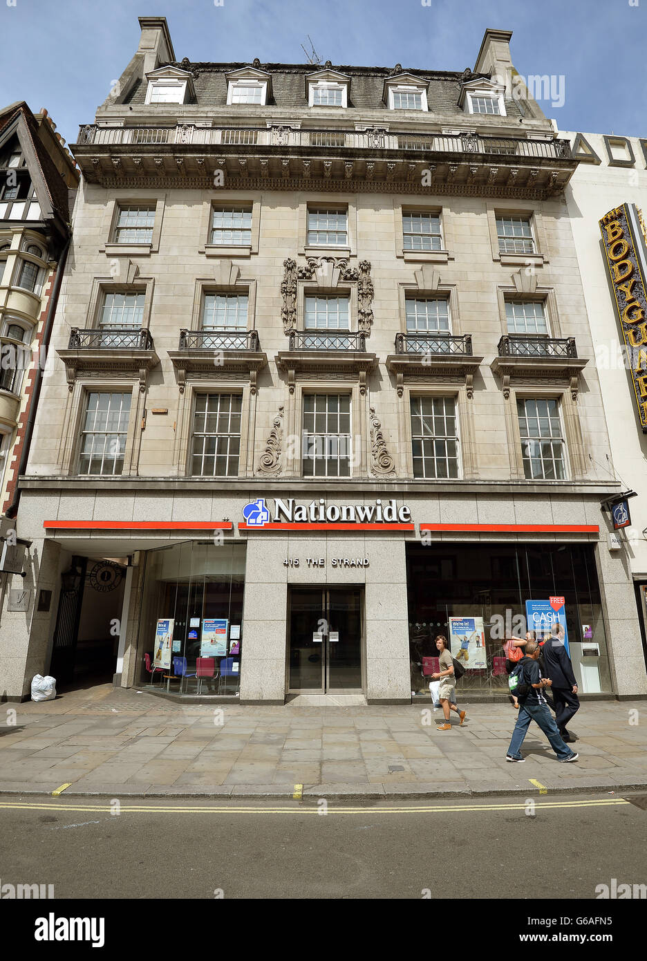 The Nationwide Building Society branch in The Strand, Westminster in ...
