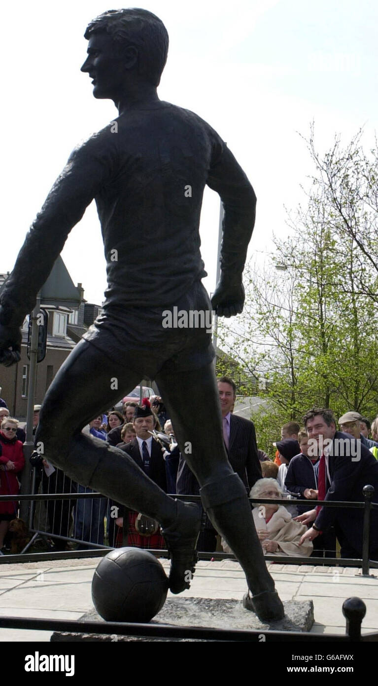 Jim Baxter statue unveiling Stock Photo - Alamy