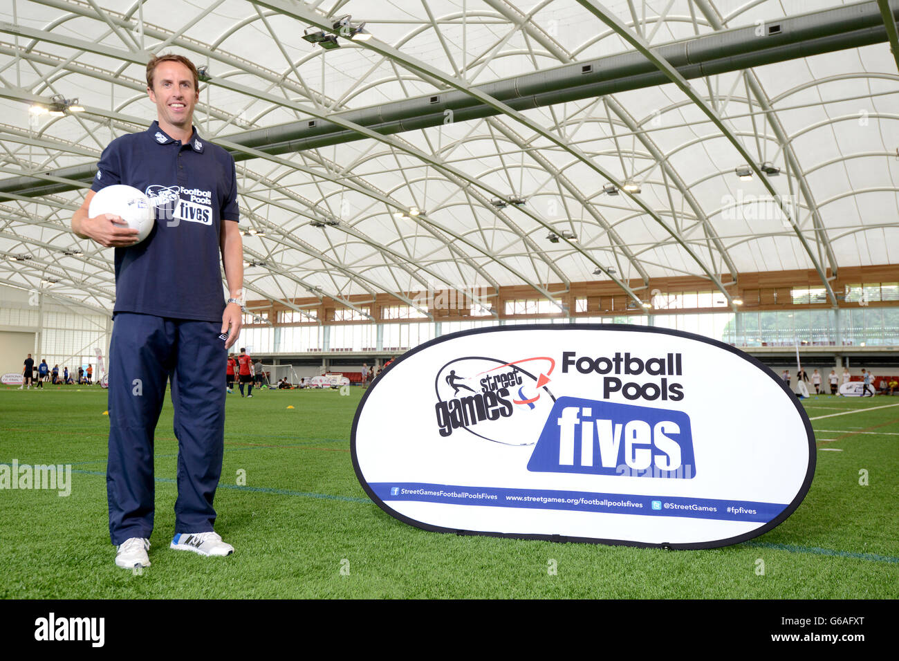 Soccer - StreetGames Football Pools Fives - St. George's Park. Gareth ...