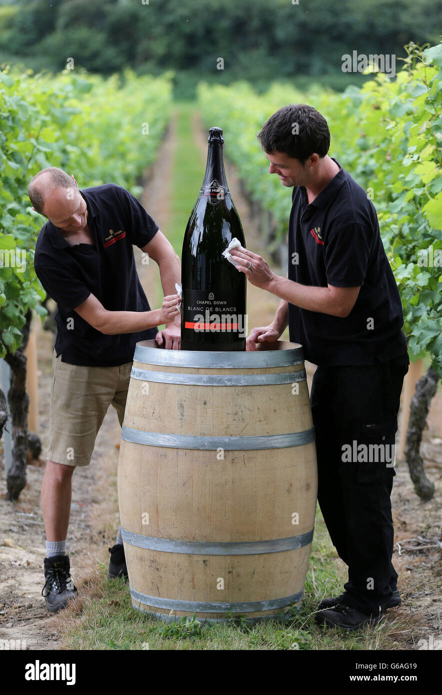 Prepare a15 litre nebuchadnezzar bottle hi-res stock photography and ...