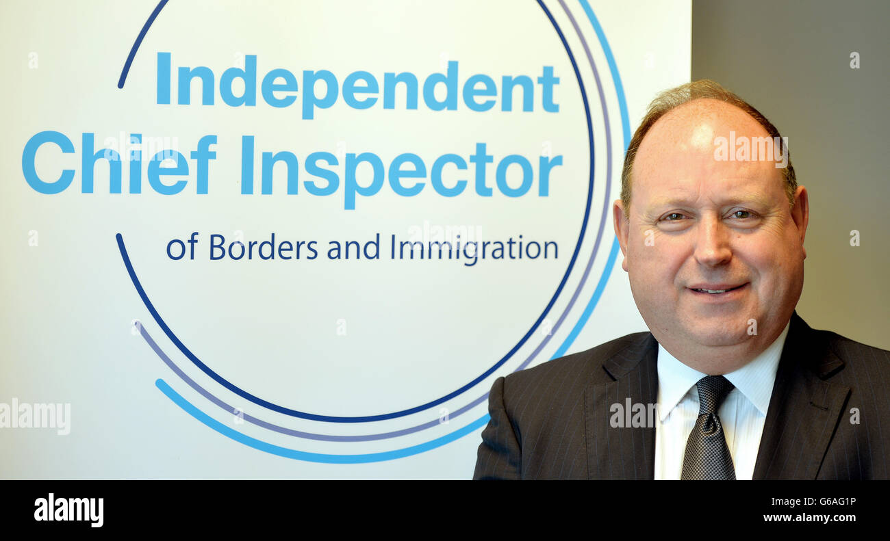 Chief Inspector borders and immigration Stock Photo - Alamy