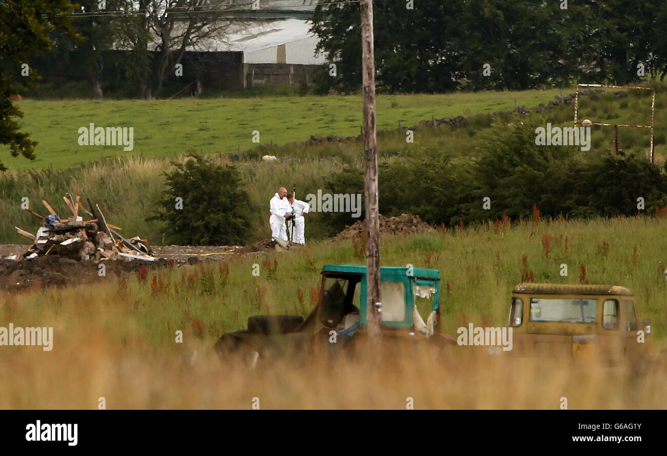 Two dead in farm shooting Stock Photo - Alamy