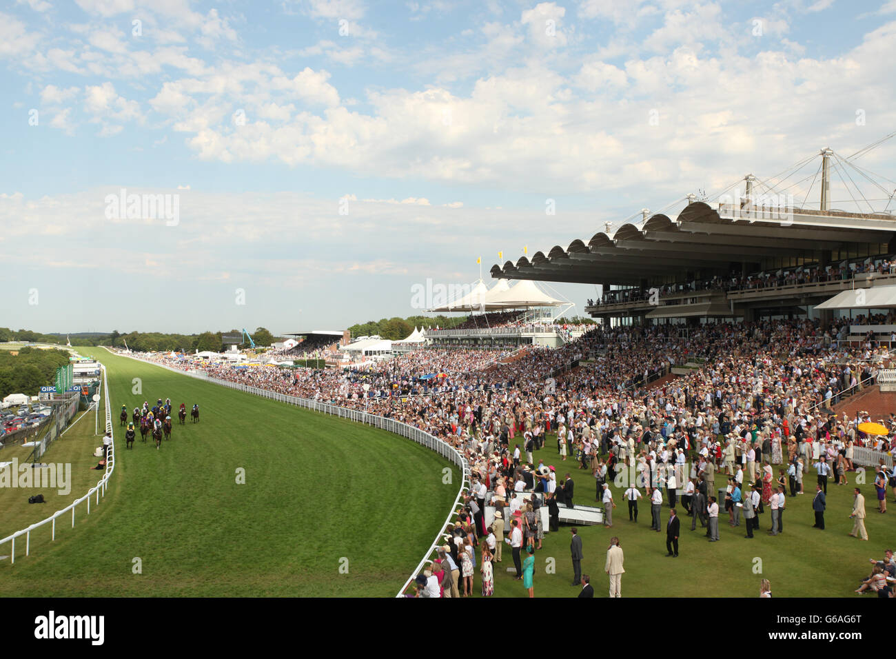 A general view of racing action during day three of the 2013 Glorious ...