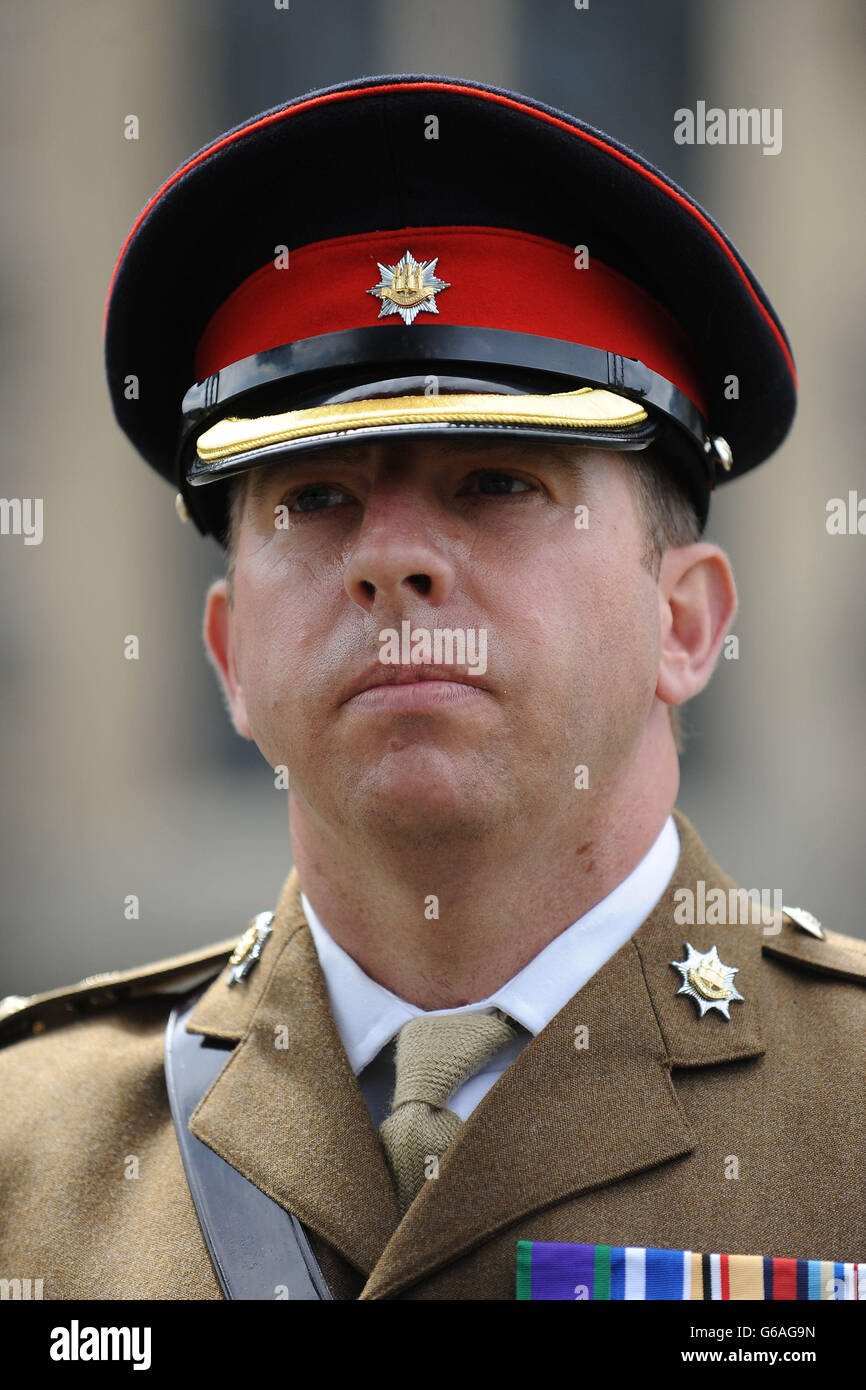 Funeral of Lance Corporal Craig Roberts Stock Photo - Alamy