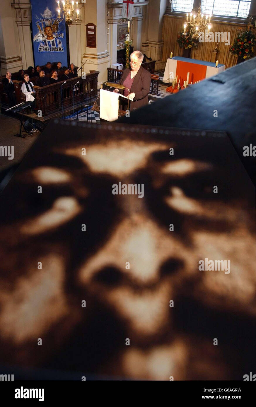 Stephen Lawrence Memorial Service Stock Photo - Alamy