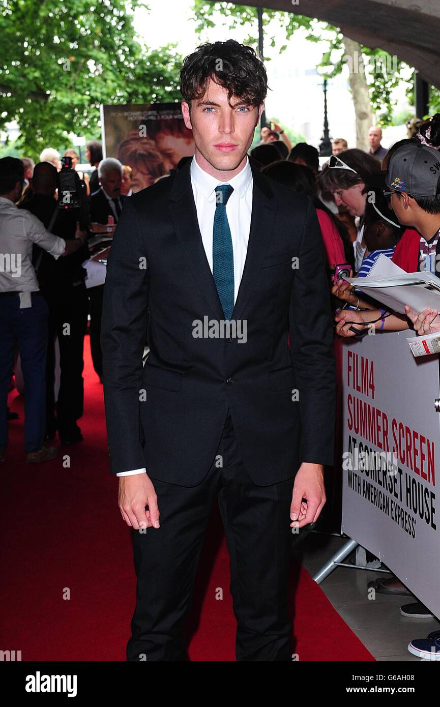 Tom Hughes arriving for the world premiere of About Time, at Somerset ...
