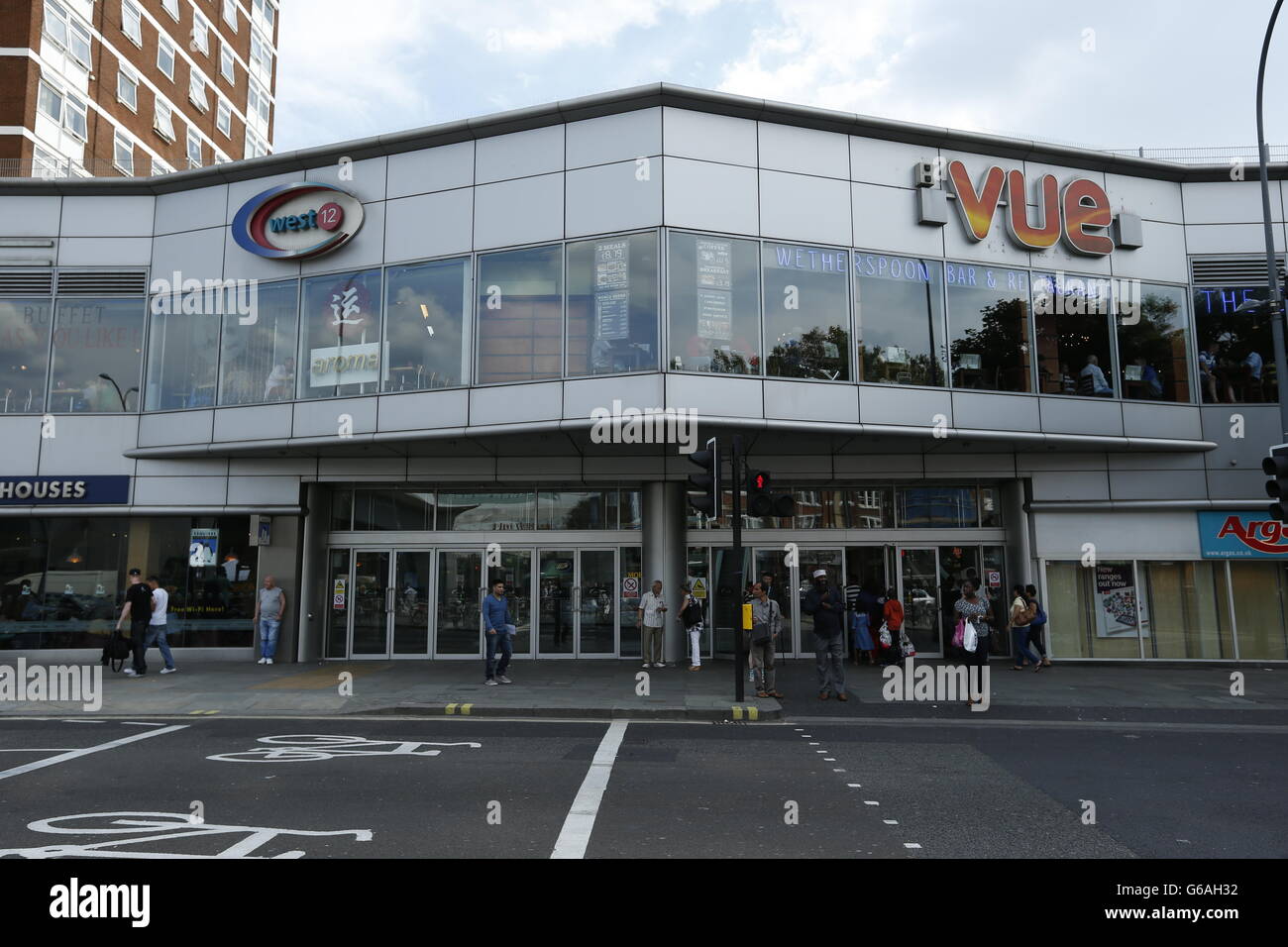 A general view of West 12 Shopping Centre, Shepherd's Bush Green ...