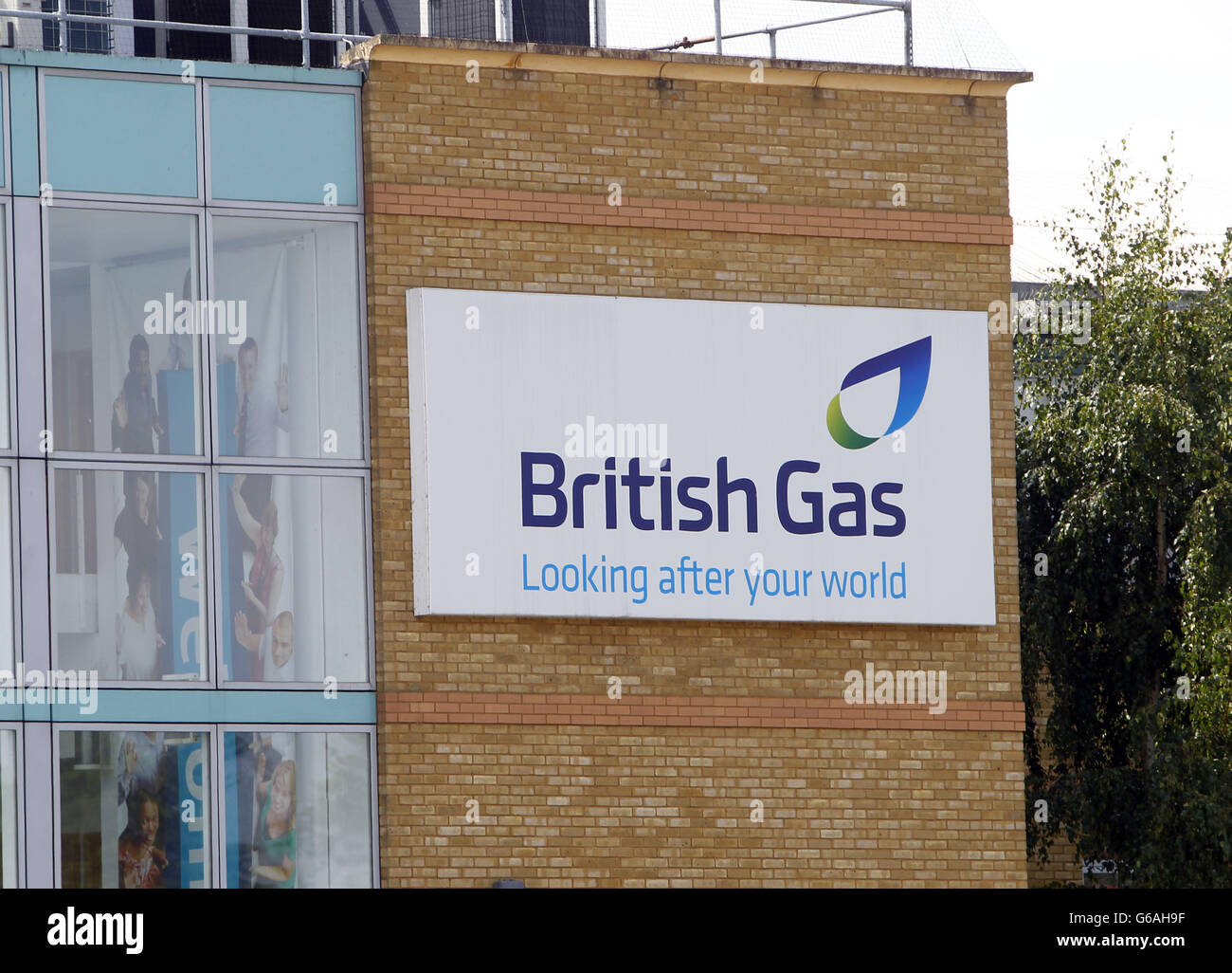 A general view of the British Gas building in Staines-upon-Thames ...