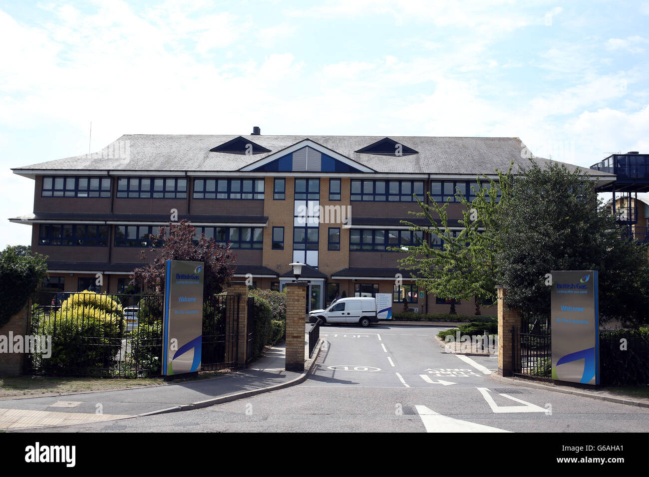 British Gas Building Stock Photo - Alamy