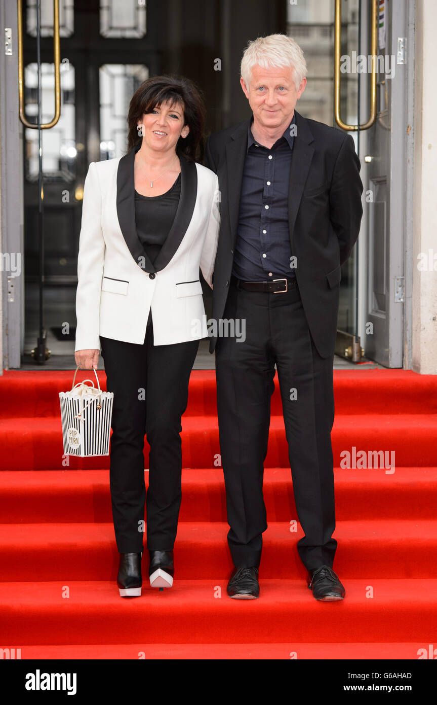 Director Richard Curtis and his wife Emma Freud arriving at the ...