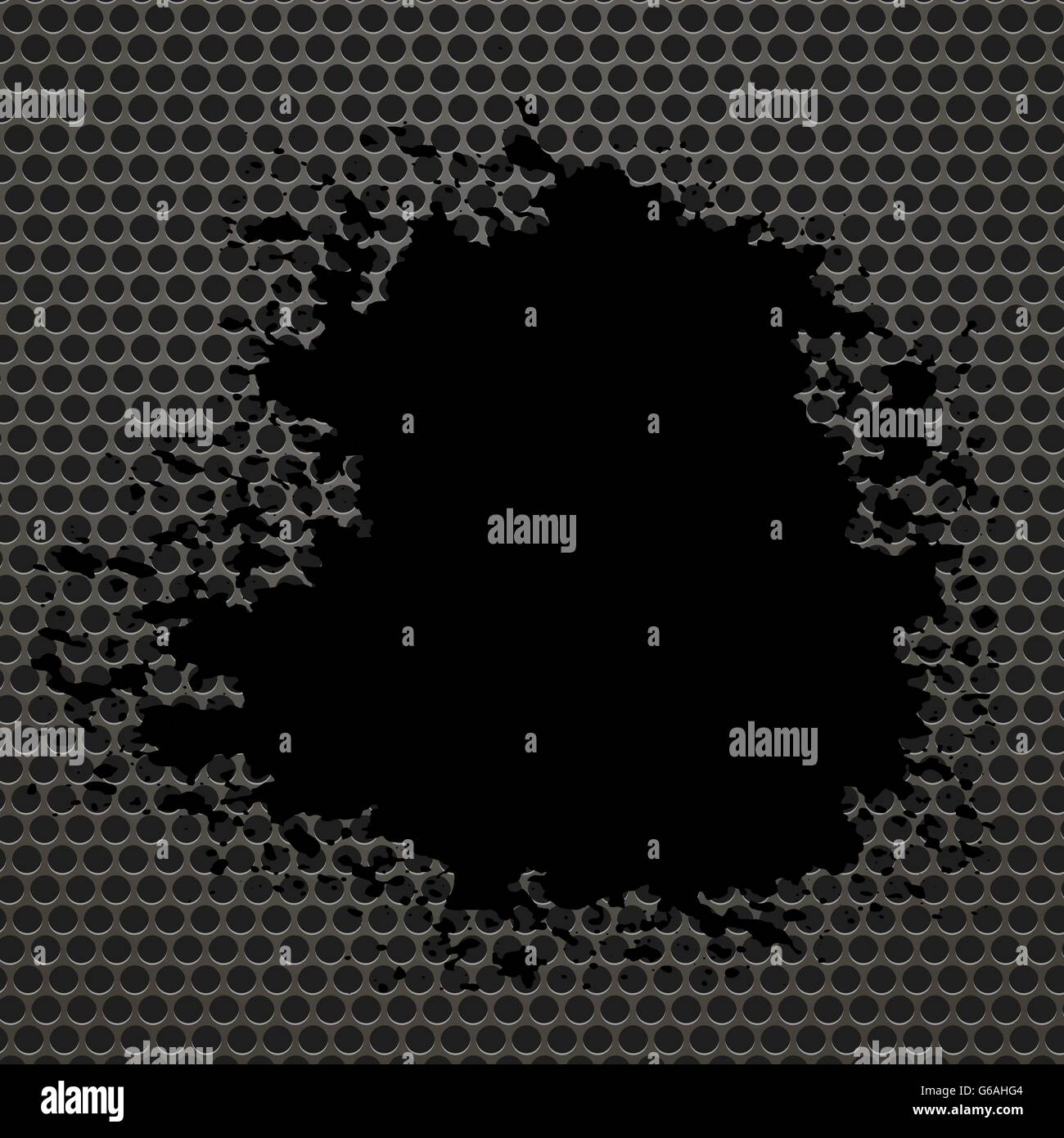 Metallic Grid Perforated Background Stock Vector Image & Art - Alamy