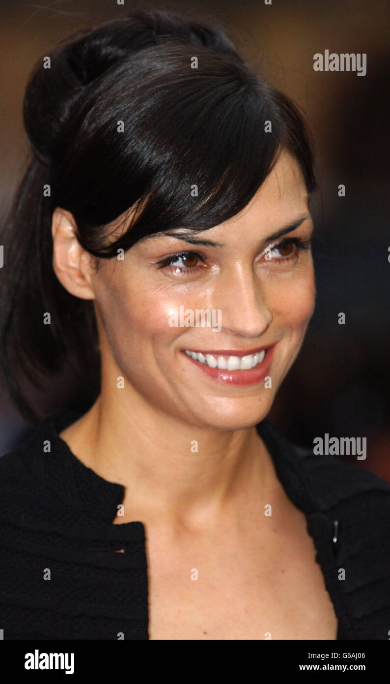 X-Men 2 Premiere - Janssen. Actress Famke Janssen arriving at the Odeon ...