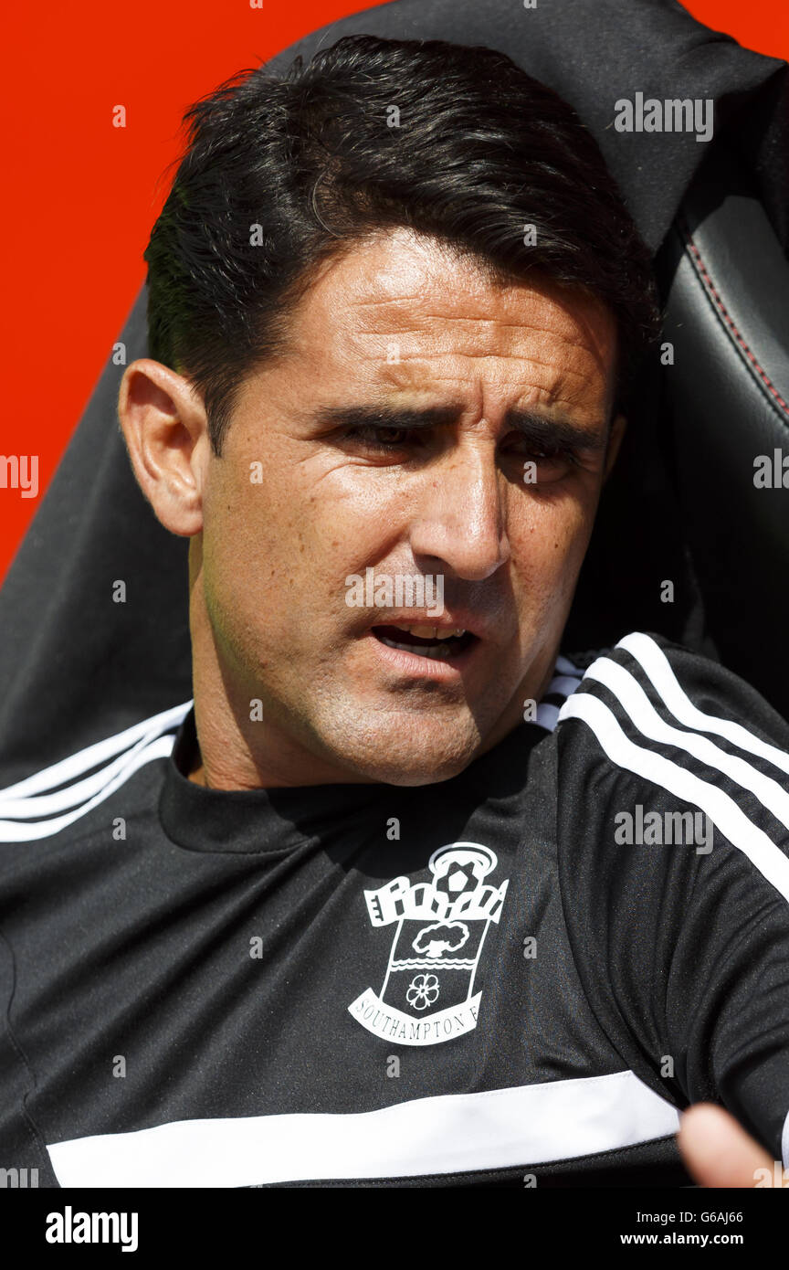 Southampton's first team assistant manager Jesus Perez before the Pre ...