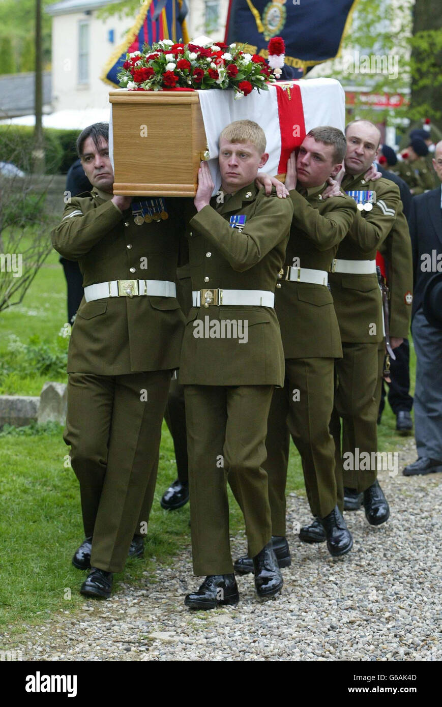 Funeral of Kelan Turrington Stock Photo - Alamy