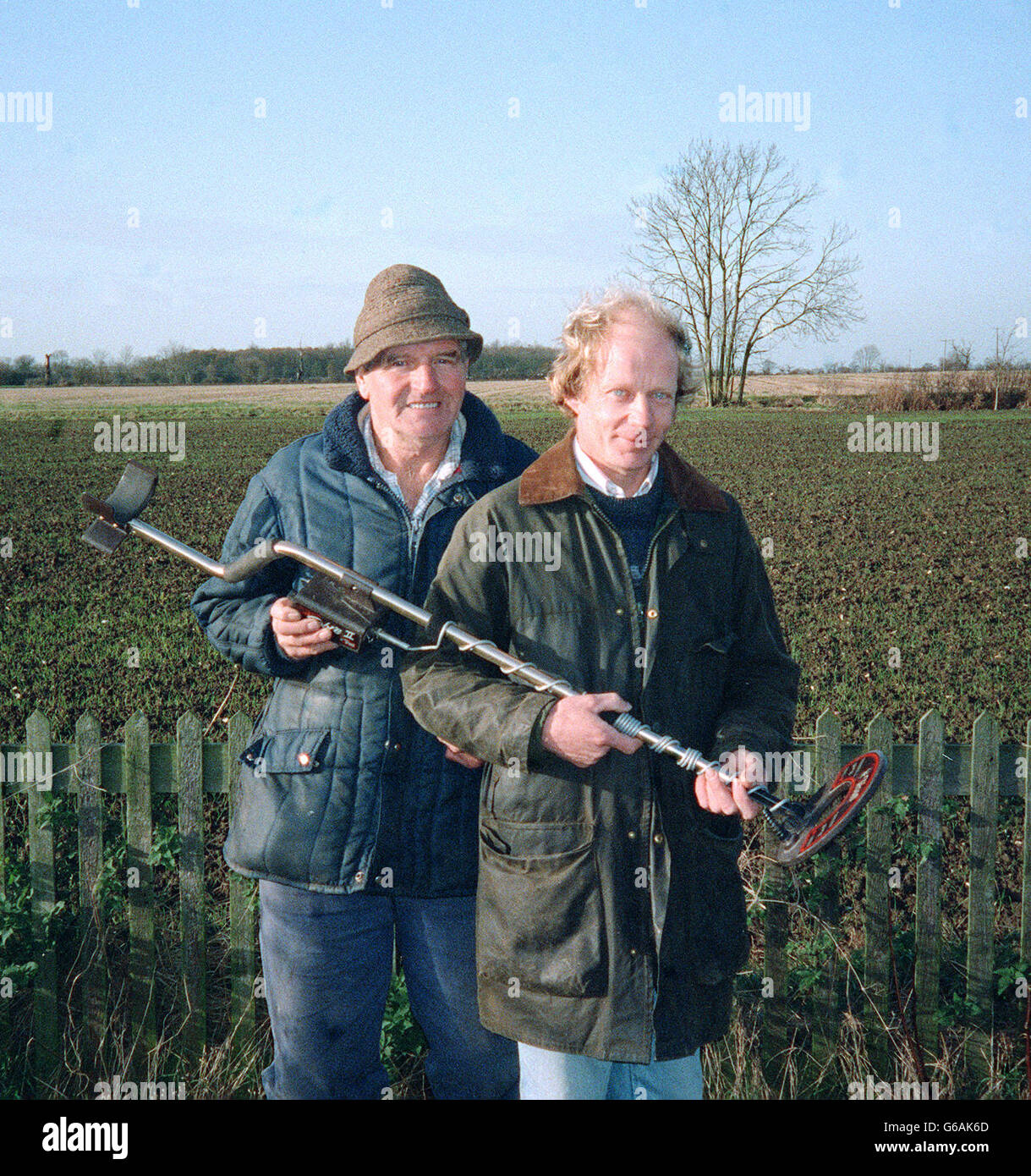 Eric Lawes and Peter Whatling - Treasure Finders Stock Photo - Alamy