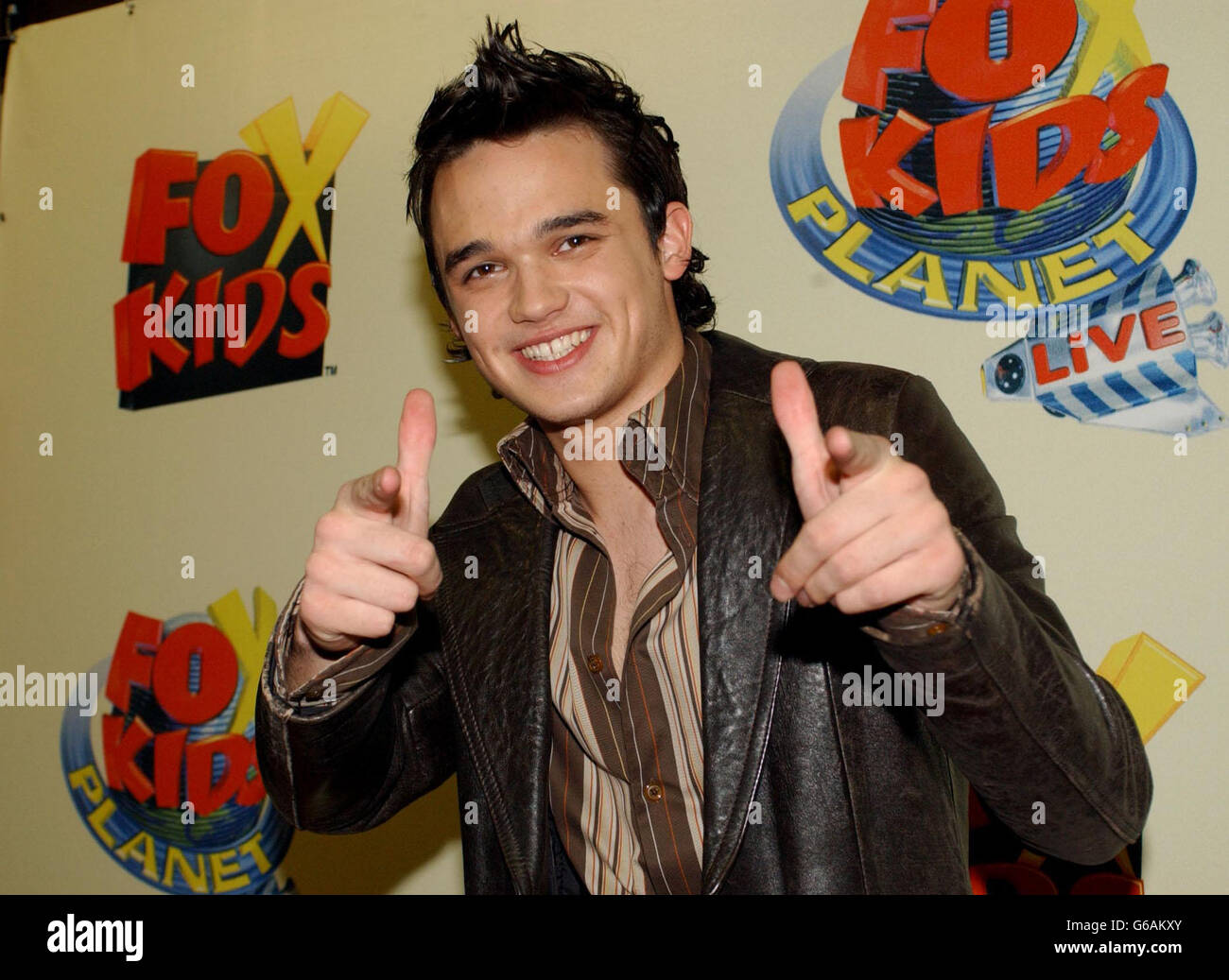 Gareth Gates Fox Kids Planet Pop Stock Photo - Alamy