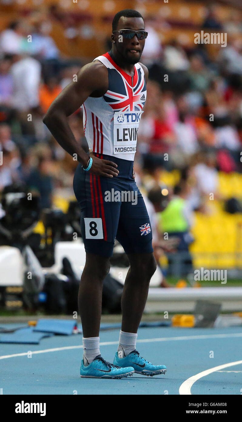 Great Britain's Nigel Levine reacts after failing to qualify from the ...
