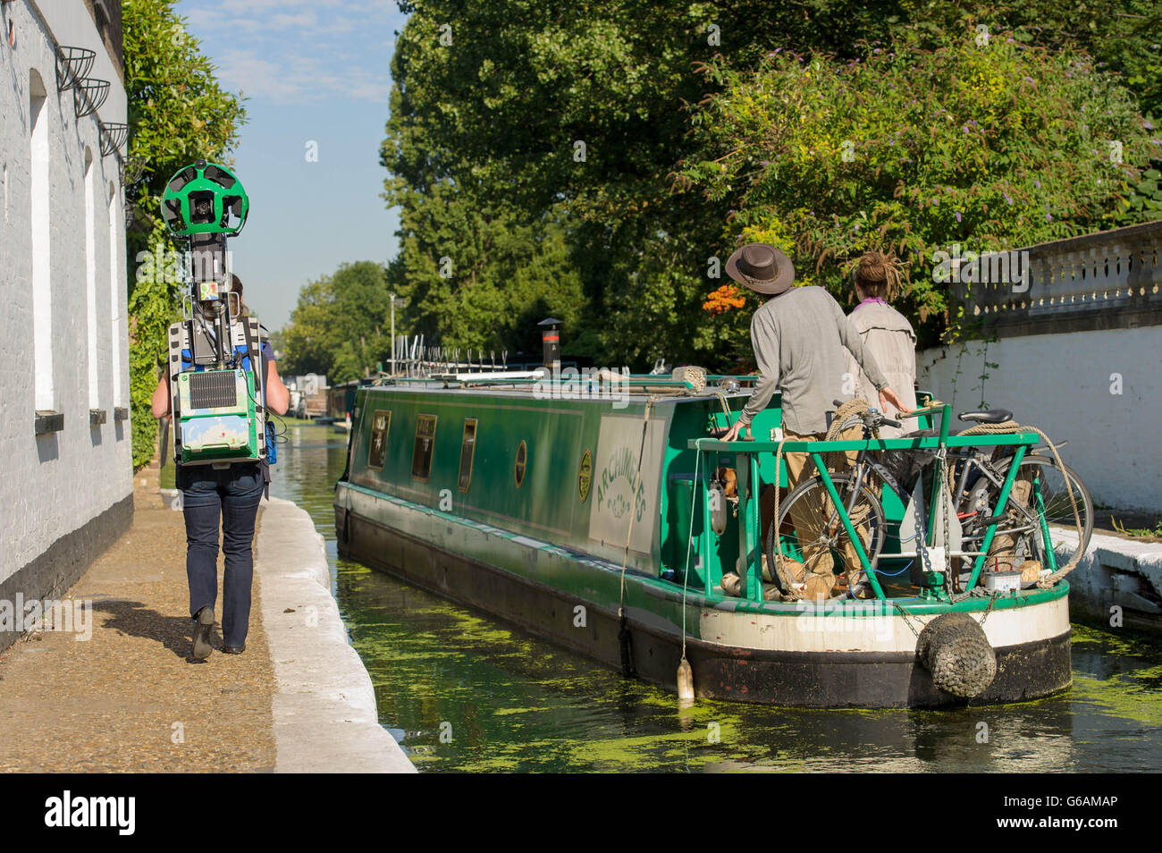Google street view trekker hi-res stock photography and images - Alamy