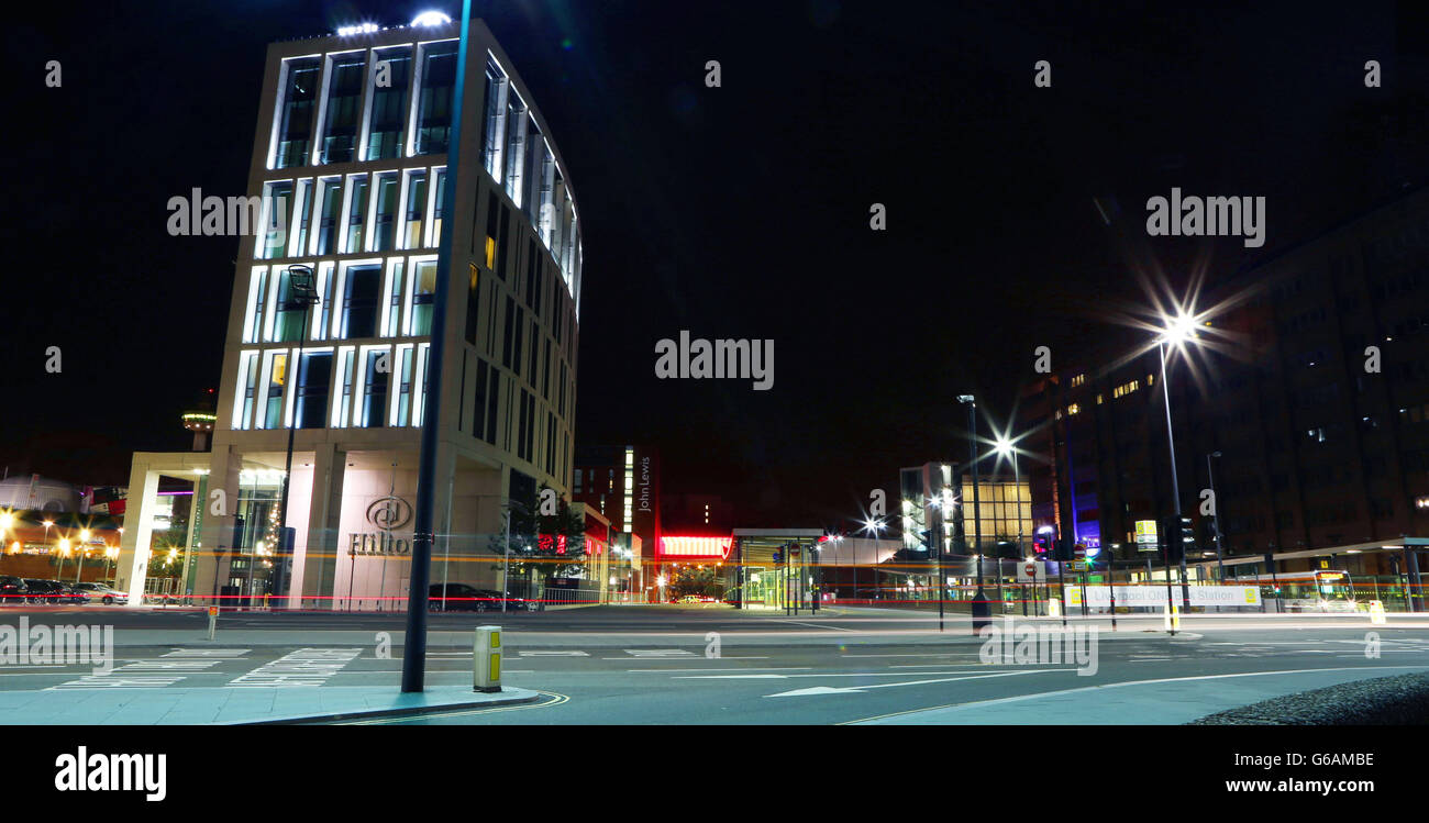 Liverpool at night Stock Photo - Alamy