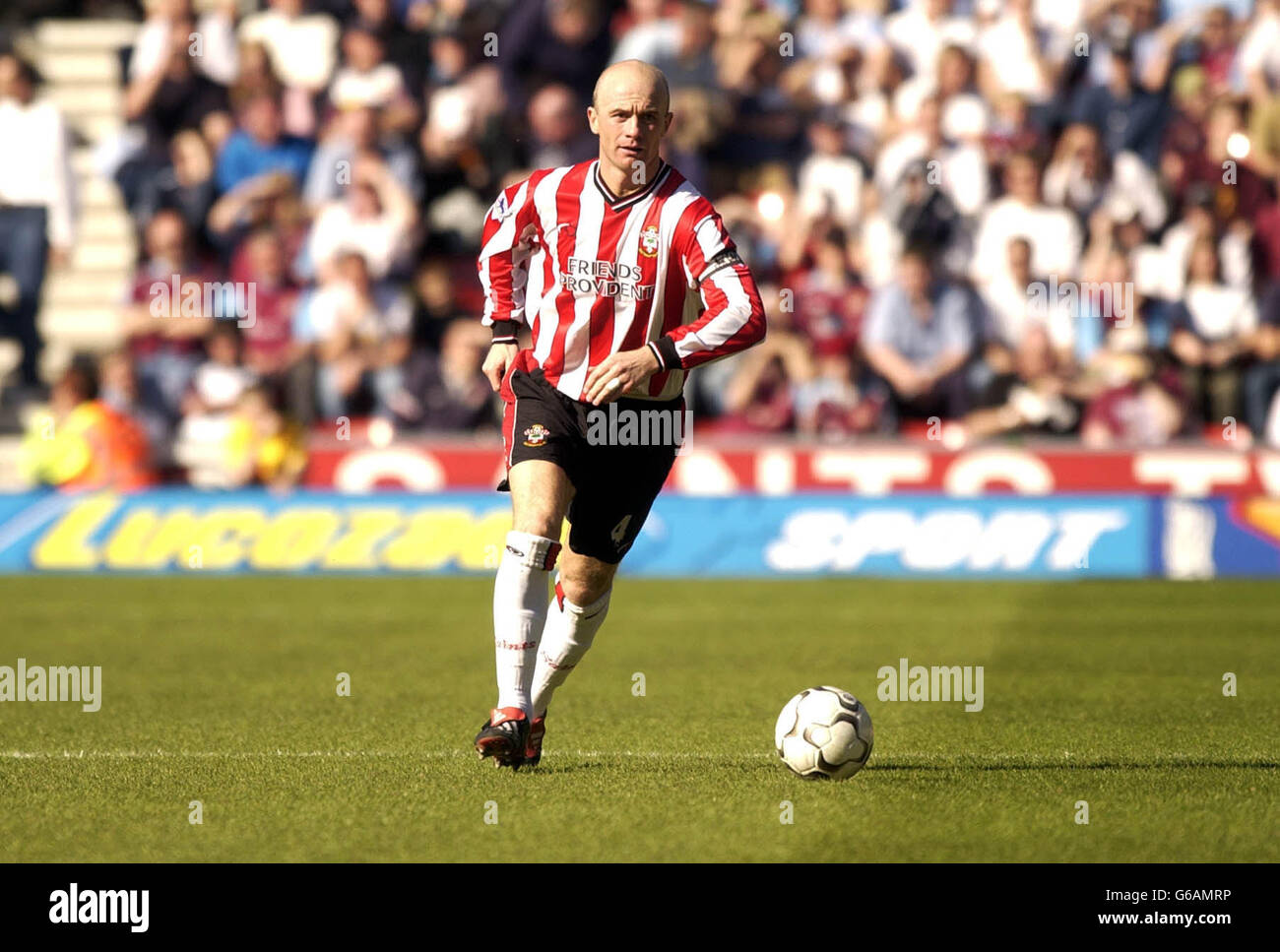 Chris Marsden in action for Southampton against West Ham during their ...