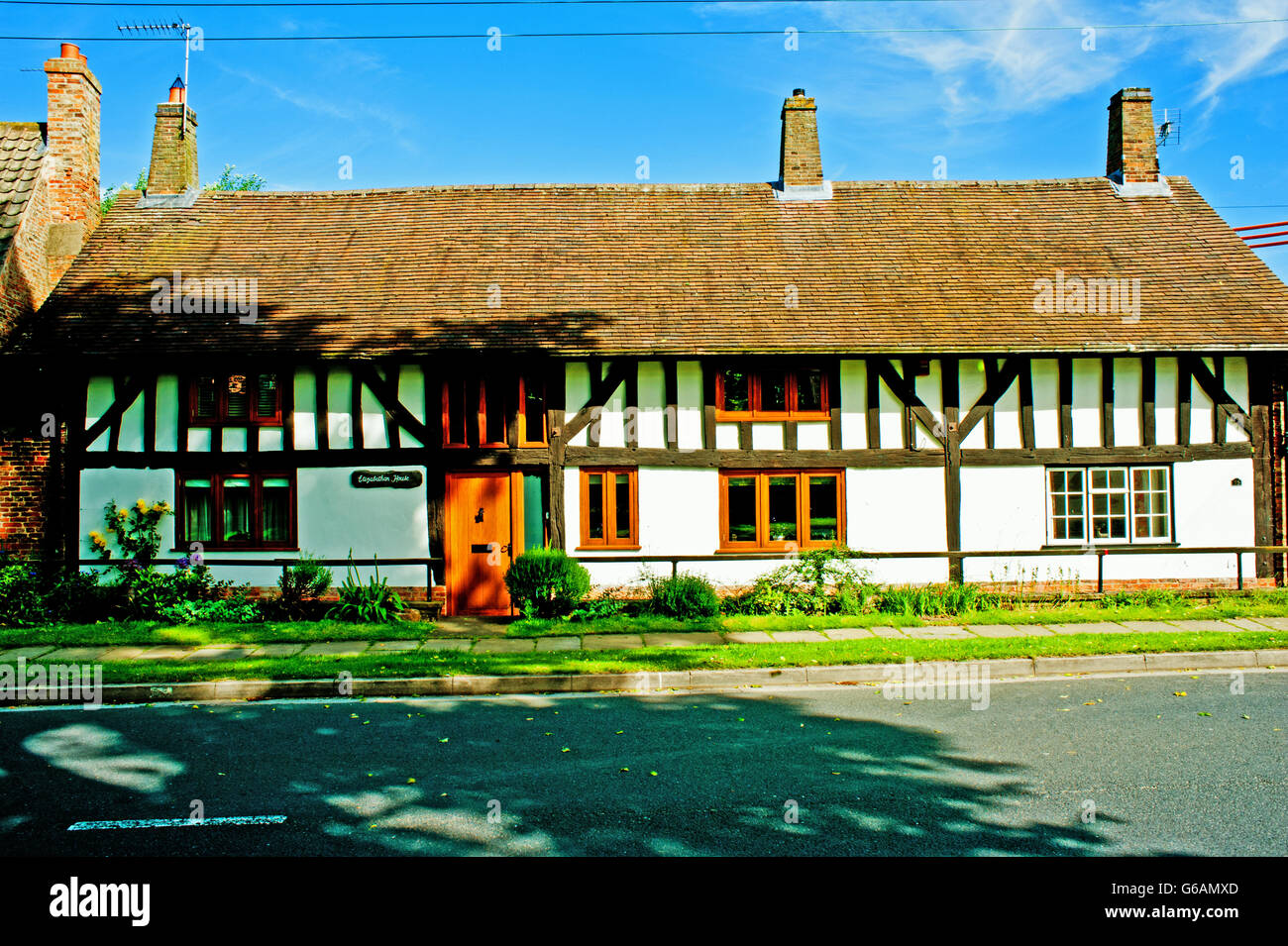 Elizabethan House, Wheldrake, Yorkshire Stock Photo - Alamy