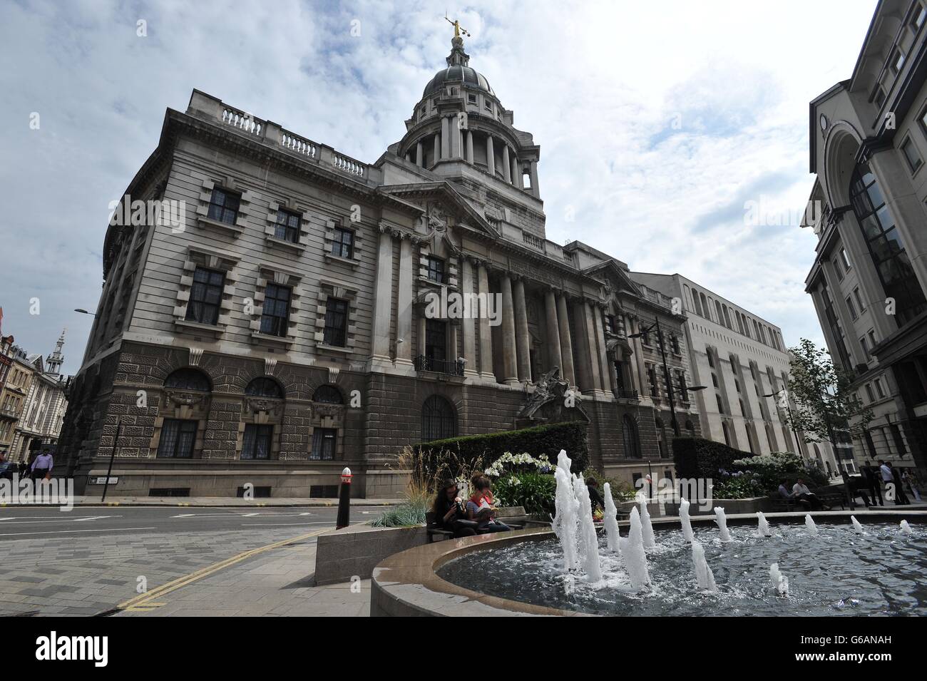The Central Criminal Court also referred to as the Old Bailey, on Old ...