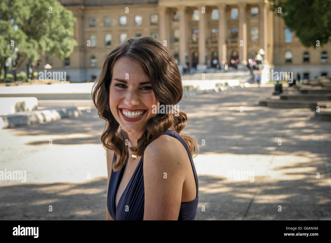 Big smile after graduation Stock Photo - Alamy