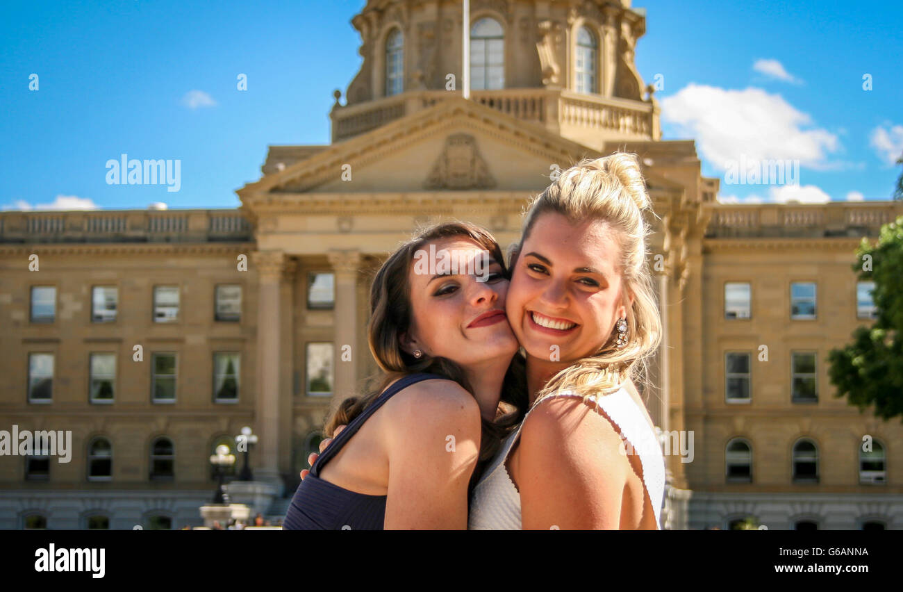 Two sisters at graduation Stock Photo - Alamy