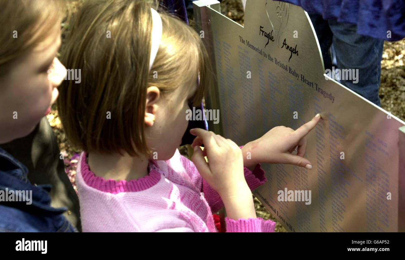 Fragile Angels Memorial Plaque Stock Photo - Alamy