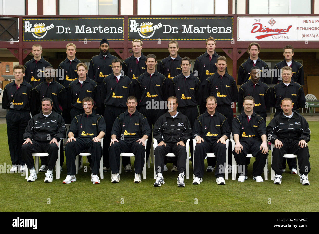Northamptonshire Cricket Club. Northants Steelbacks cricket team Stock ...