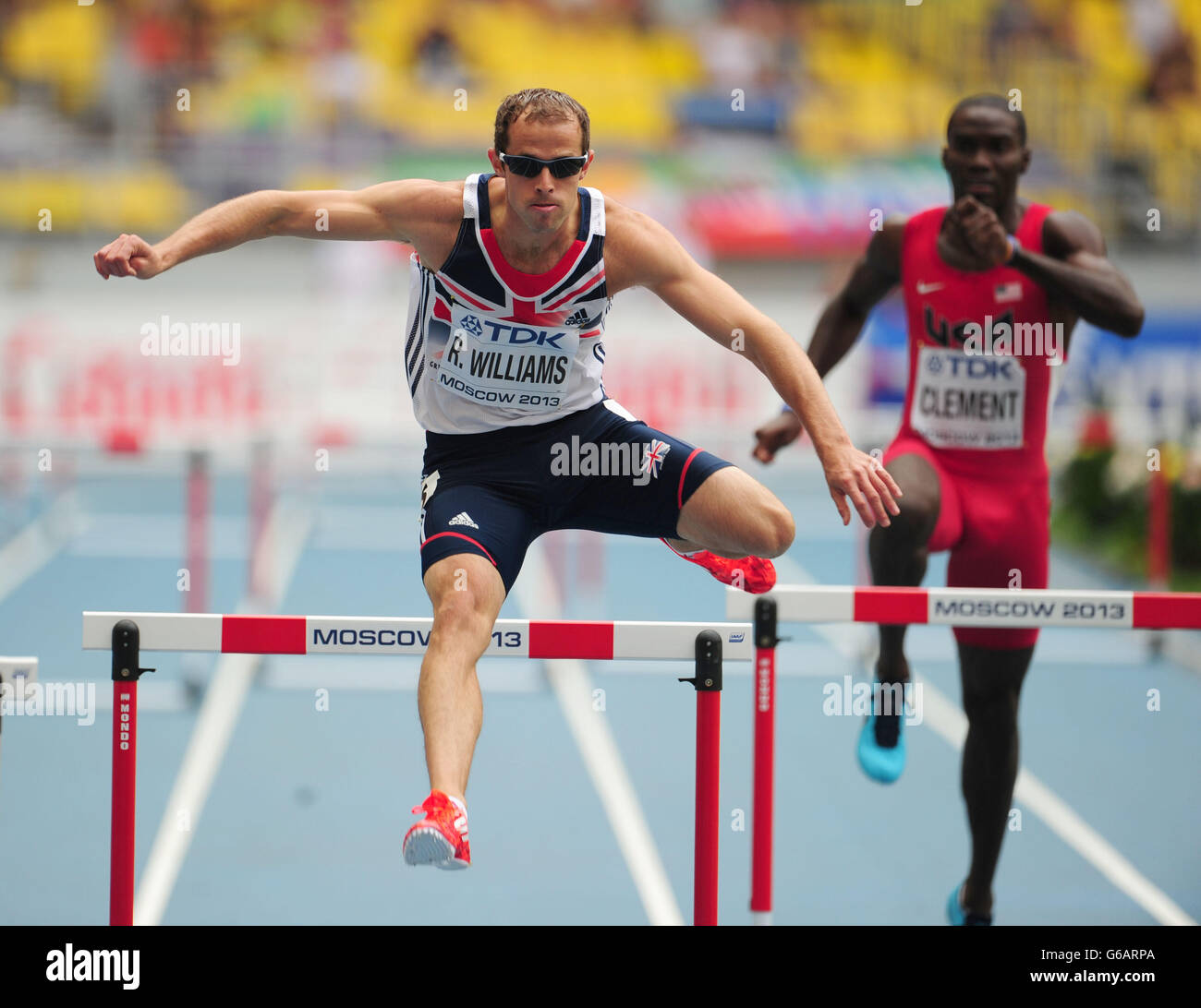 Great Britain's Rhys Williams competes in the Men's 400m heats on day ...
