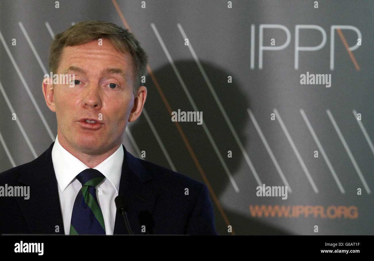 Labour Shadow Immigration Minister Chris Bryant makes a speech and ...