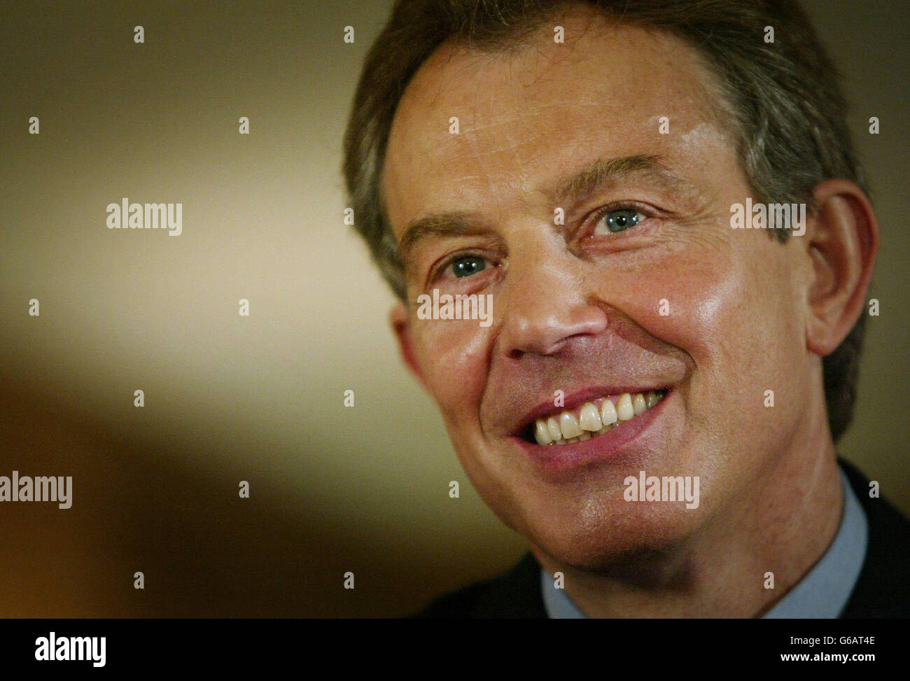 Blair Press Briefing Stock Photo - Alamy