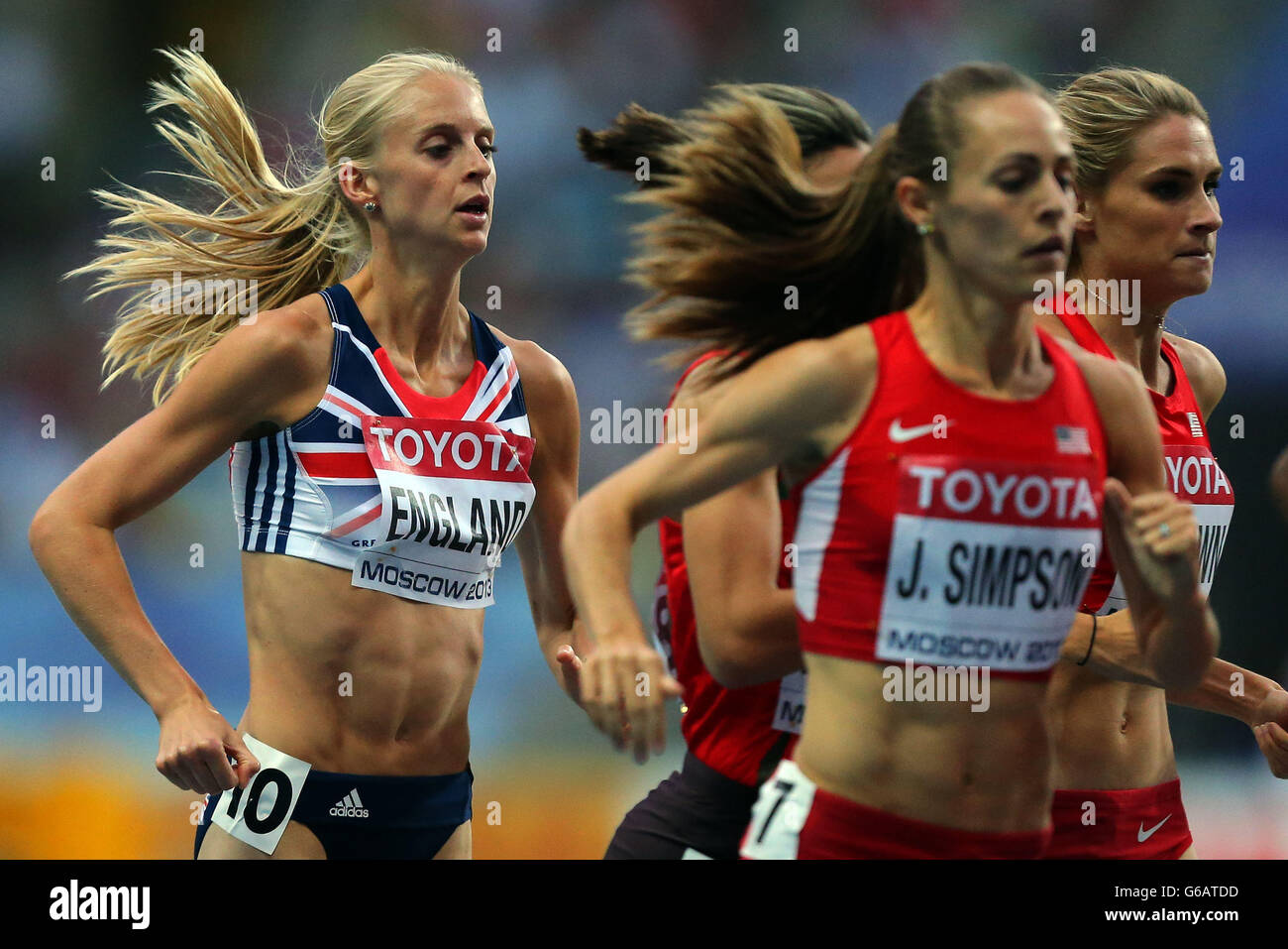 Great Britain's Hannah England competing in the womens 1500metre semi ...