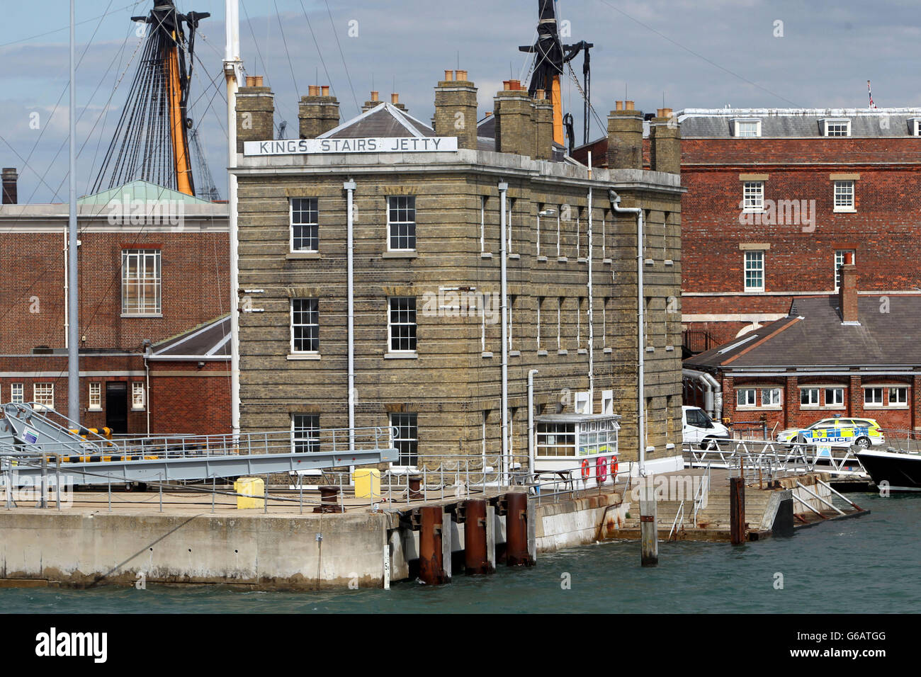 A General view of Kings Stairs Jetty in Portsmouth Stock Photo - Alamy