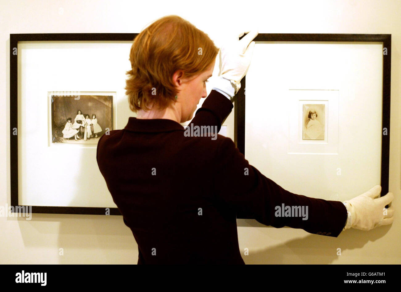 Alice Liddell Photograph Exhibition Stock Photo - Alamy