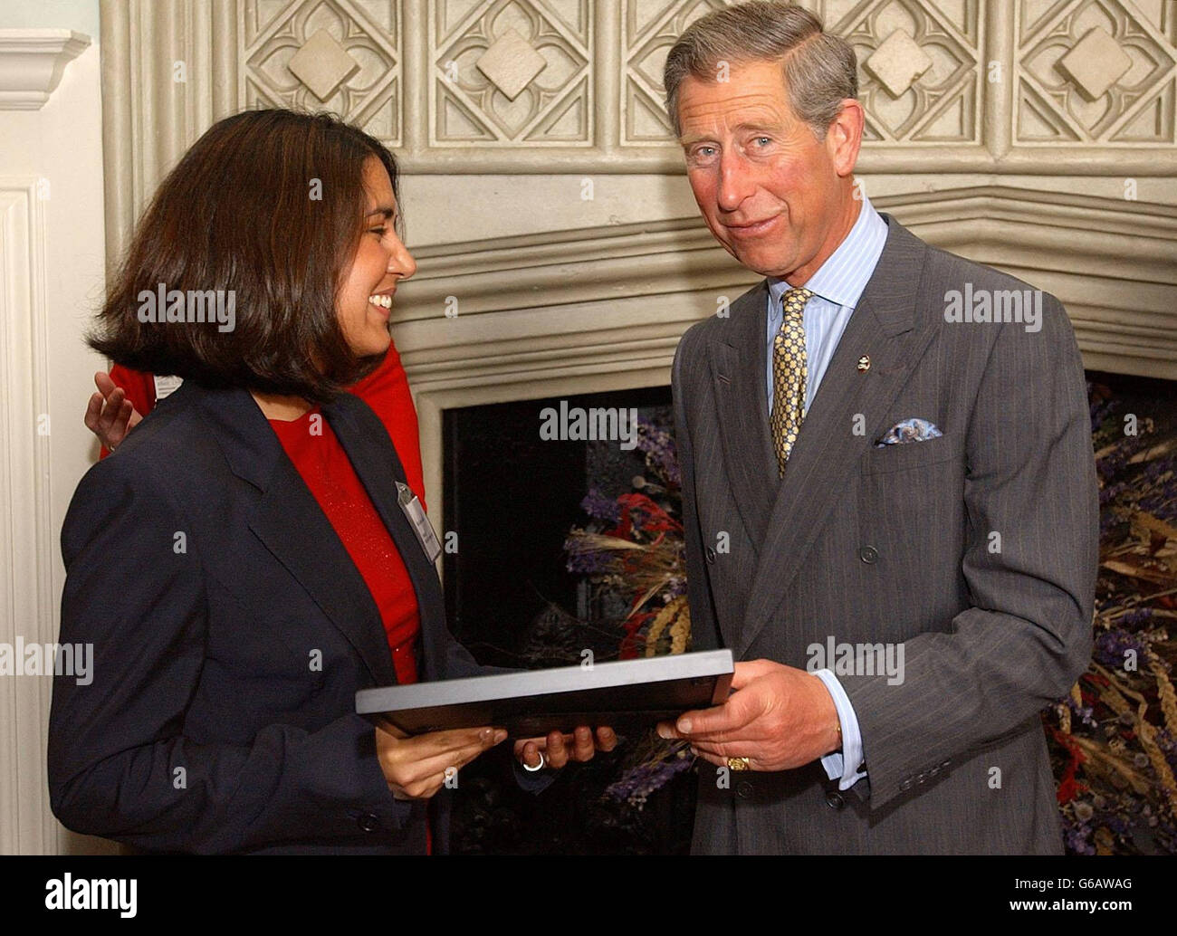 Bristol Evening Post reporter, Ayesha Gilani, receives a 2002 Prince's ...