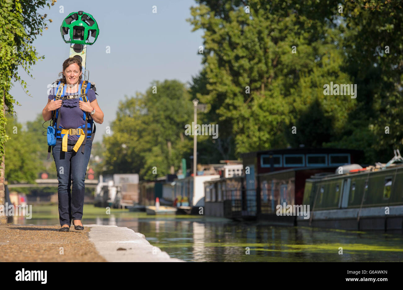 Google street view trekker hi-res stock photography and images - Alamy
