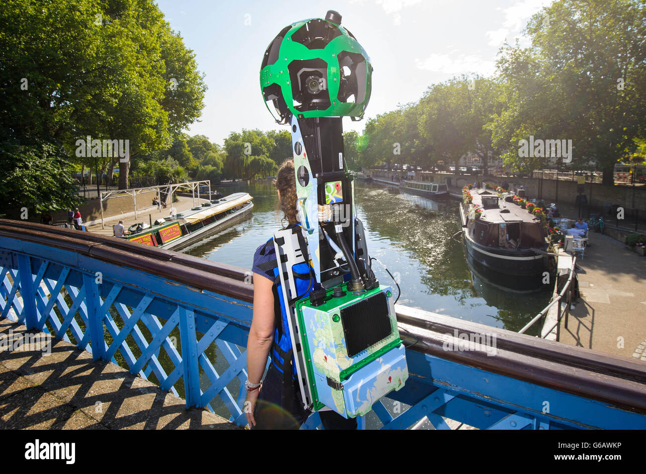 Google street view trekker hi-res stock photography and images - Alamy