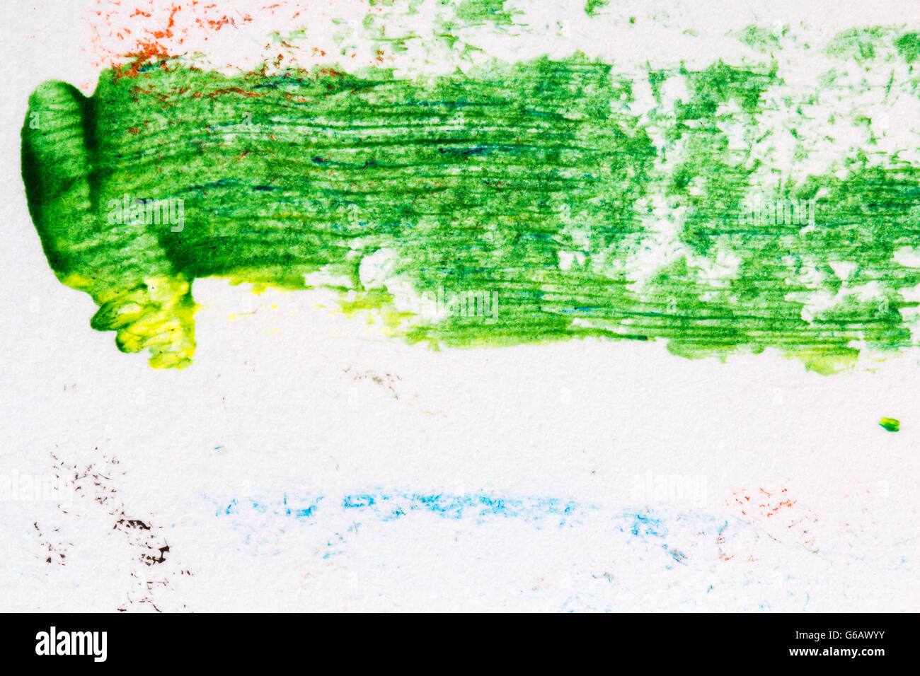 Abstract hand drawn green color acrylic background Stock Photo - Alamy