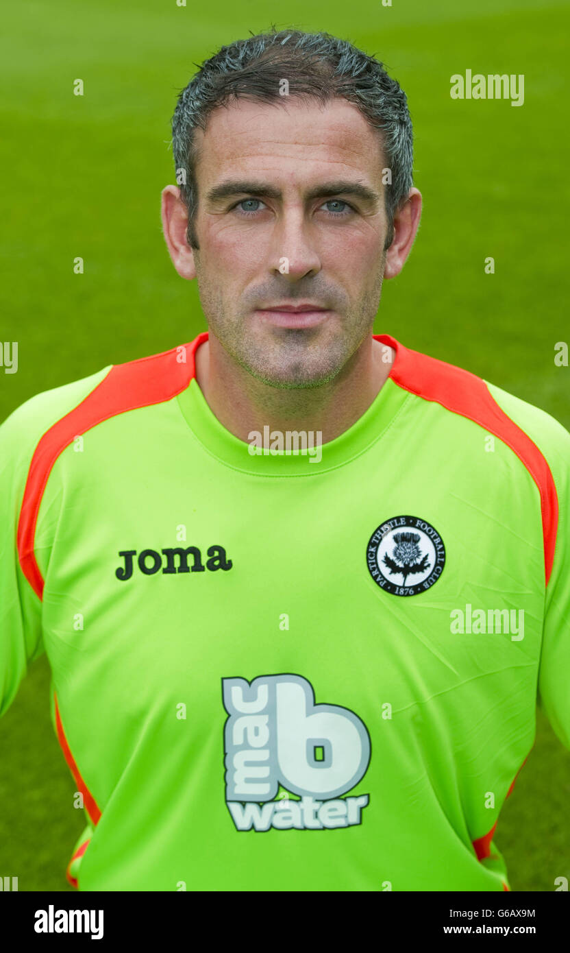 Partick Thistle's Paul Gallagher during the photocall at Firhill ...