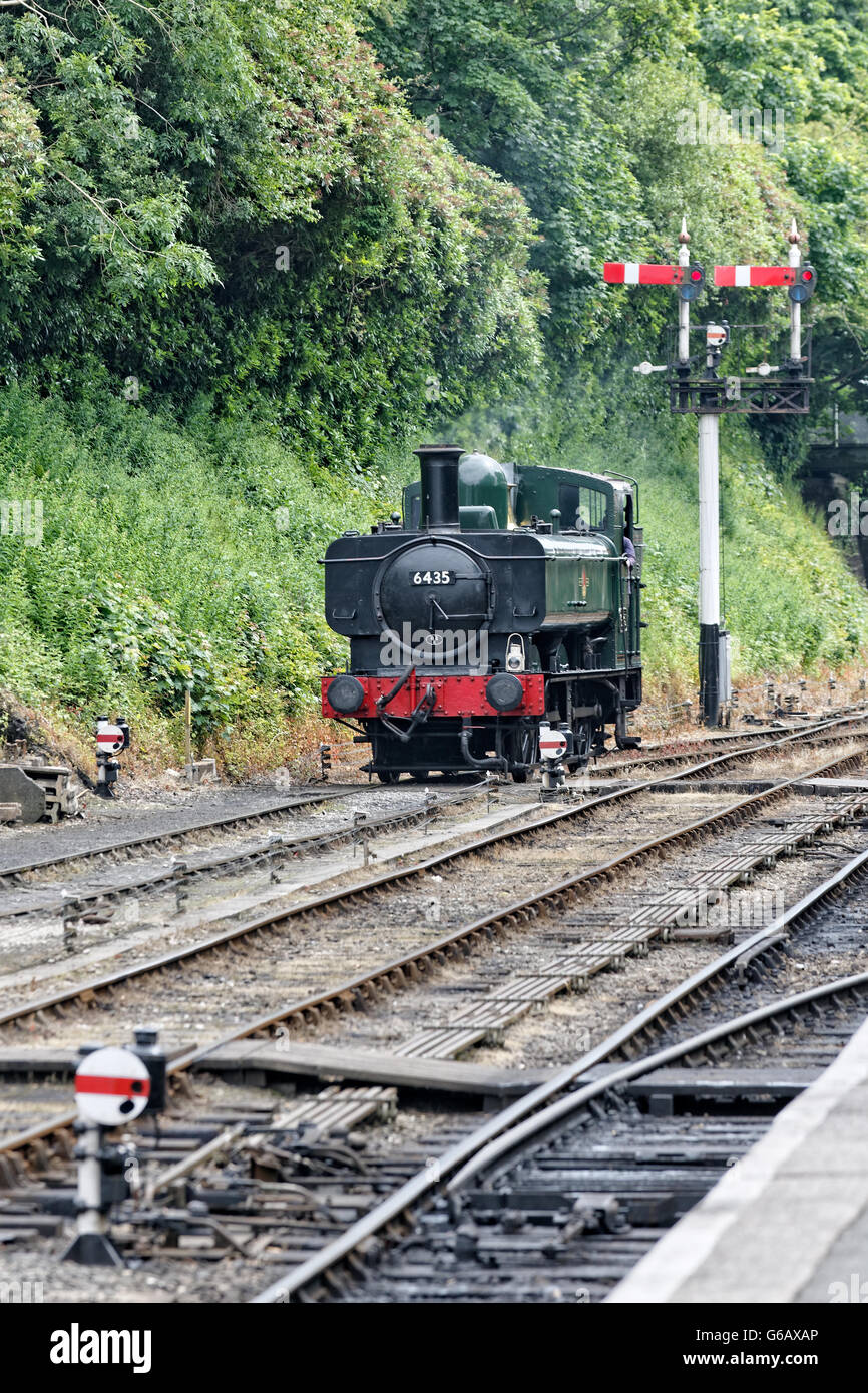 Pannier tank steam locomotive hi-res stock photography and images - Alamy