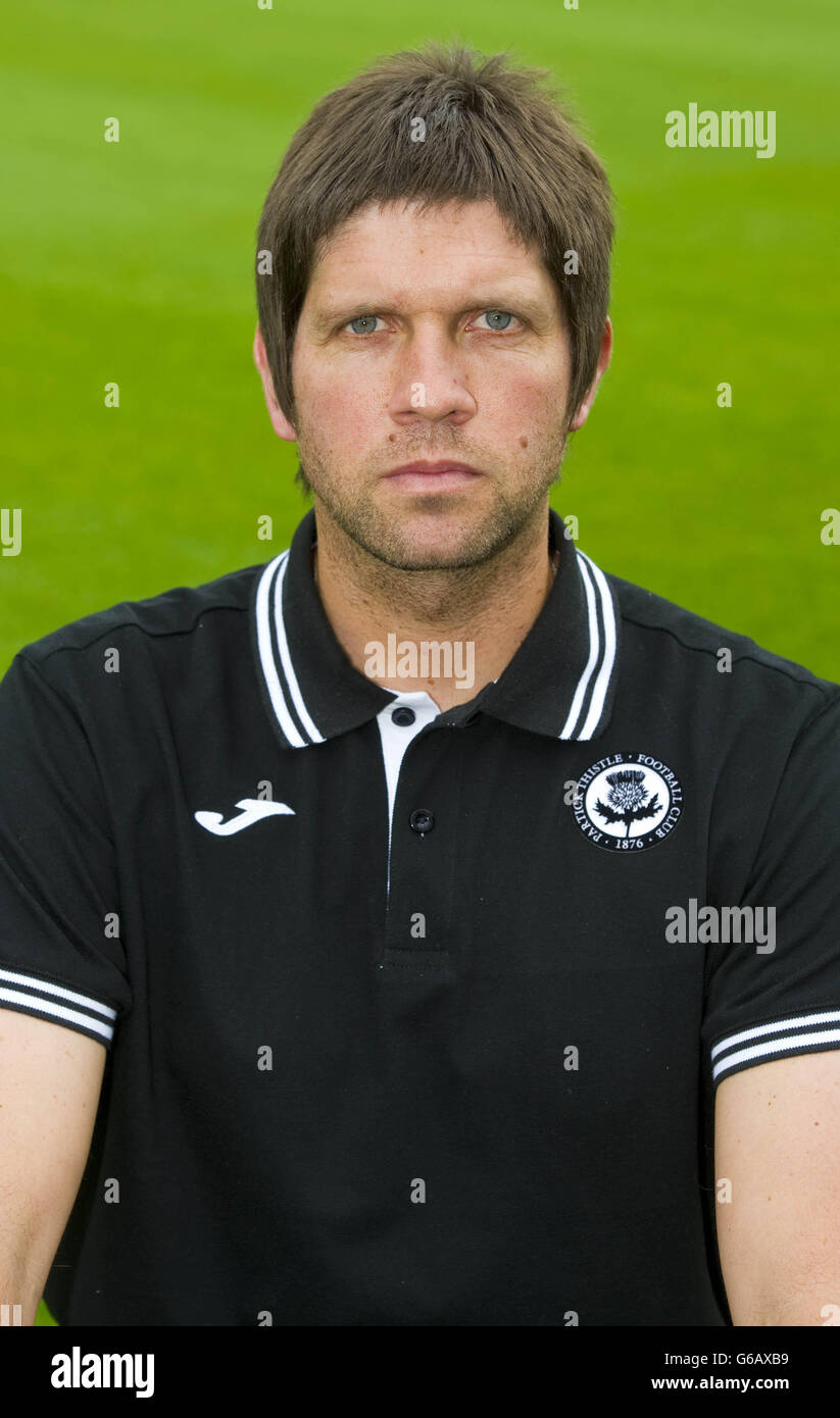 Partick thistle team photocall hi-res stock photography and images - Alamy