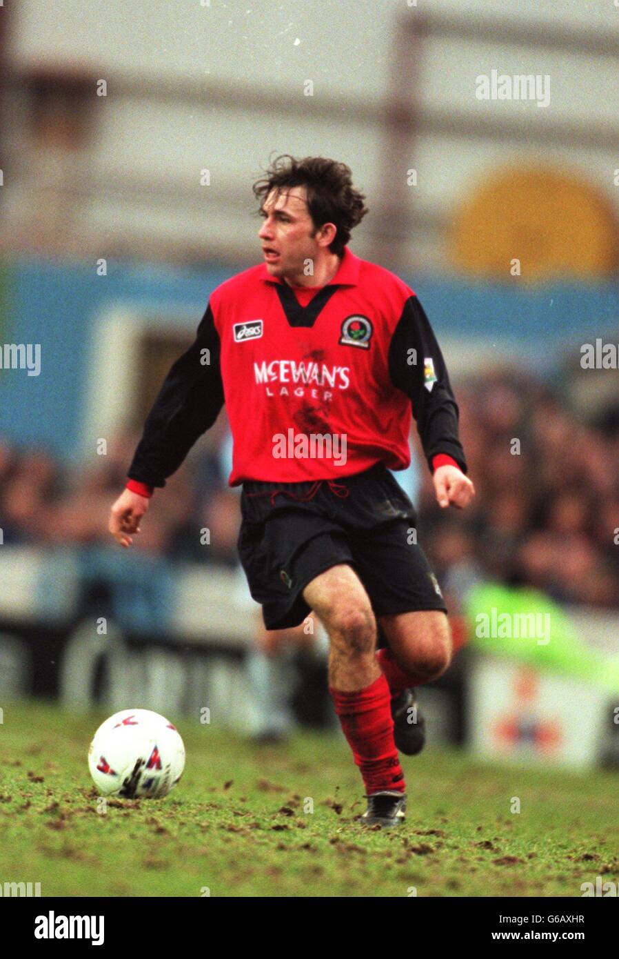 Soccer. Manchester City v Blackburn Rovers. Matty Holmes, Blackburn ...