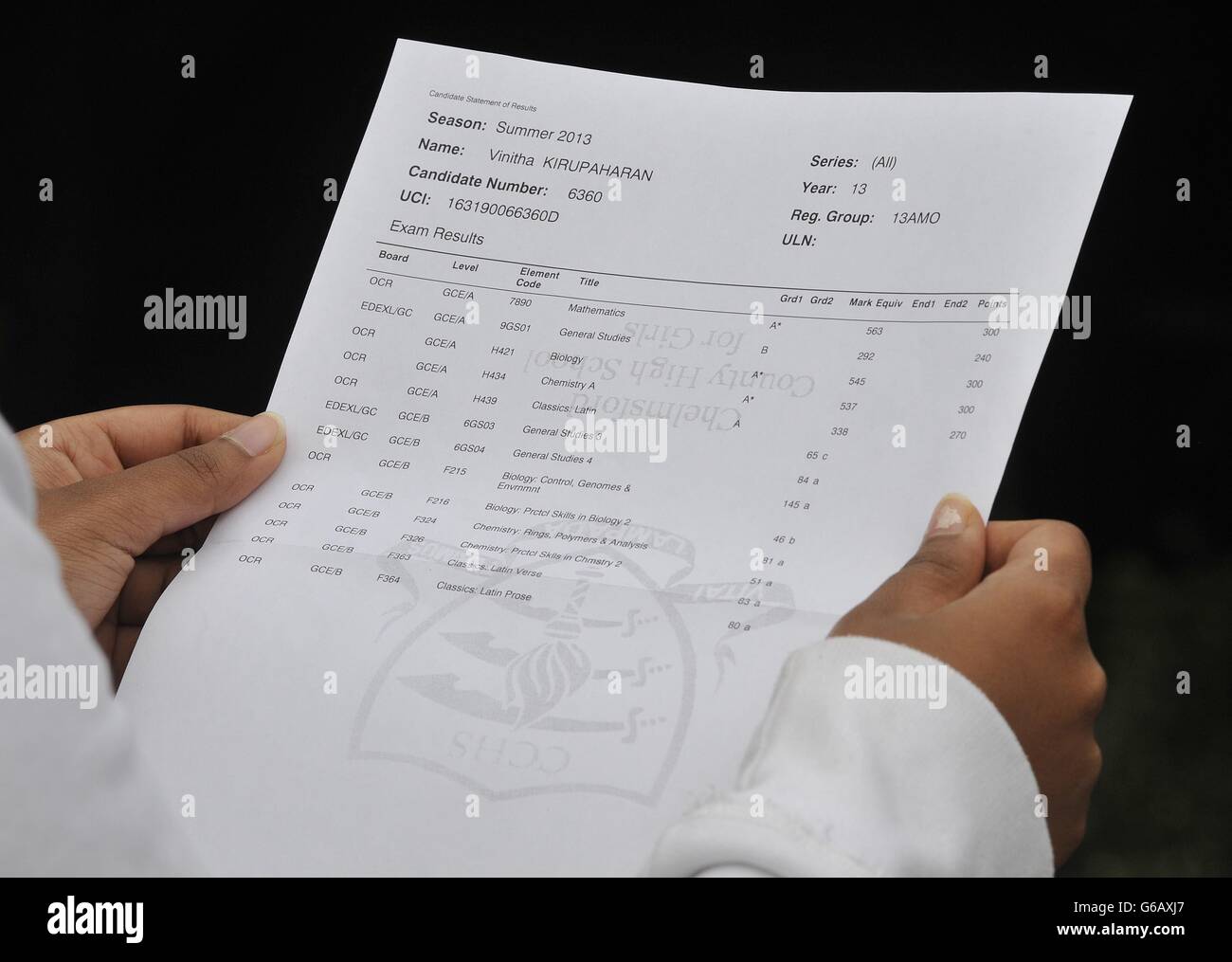 Holds her a level results at chelmsford county high for girls hi-res ...