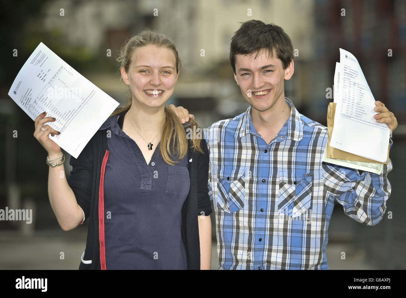 Alevel results hi-res stock photography and images - Alamy