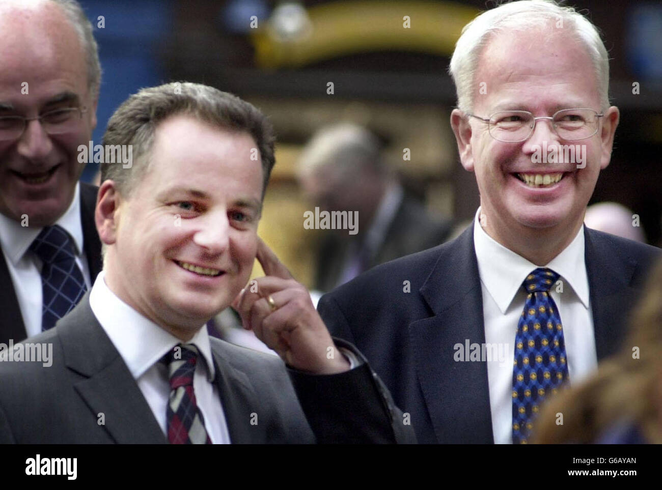 Politics meeting religion politician head shoulders smiling worship ...